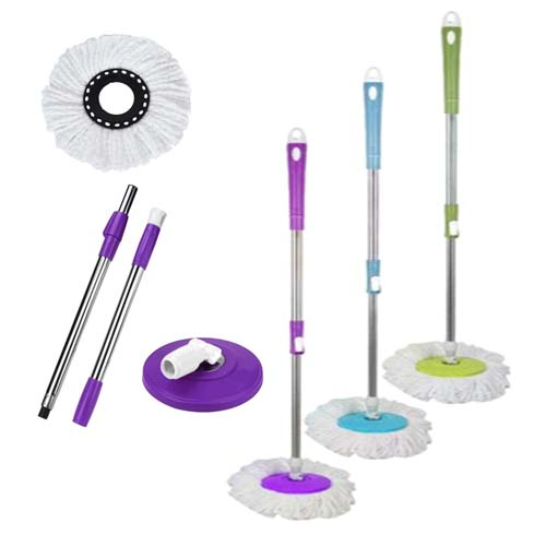 Spinning Mop Handle Replacement Floor 360 Degree Rotating Cleaning Mop ...
