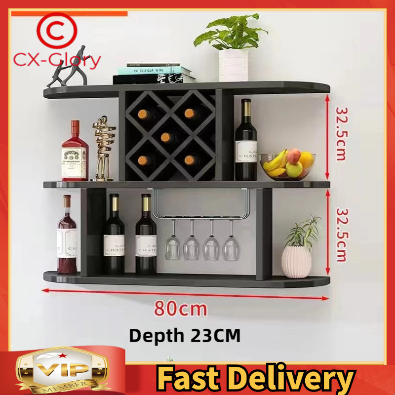 Restaurant wall cabinet wine rack Bar cabinet simple living room wine ...