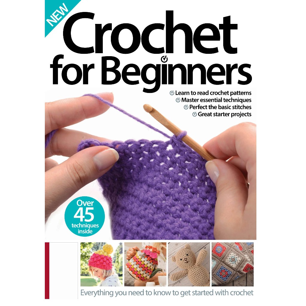 Crochet for Beginners Book Guide Includes 11 Starter Projects Pattern ...