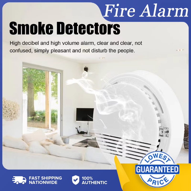 Portable Smoke Detector Independent Fire Alarm High Sensitive Sensor ...