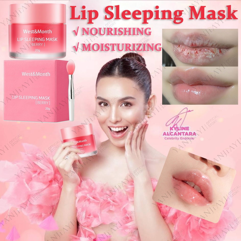 Lip Sleeping Mask Moisturizing Nursing Lip Mask Diluting Lip Lines ...