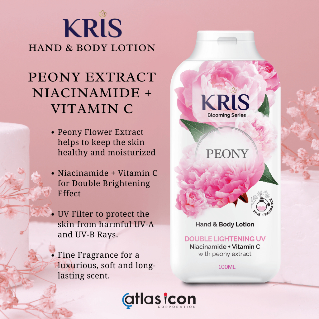 Kris Hand and Body Brightening Lotion Peony 100mL | Shopee Philippines