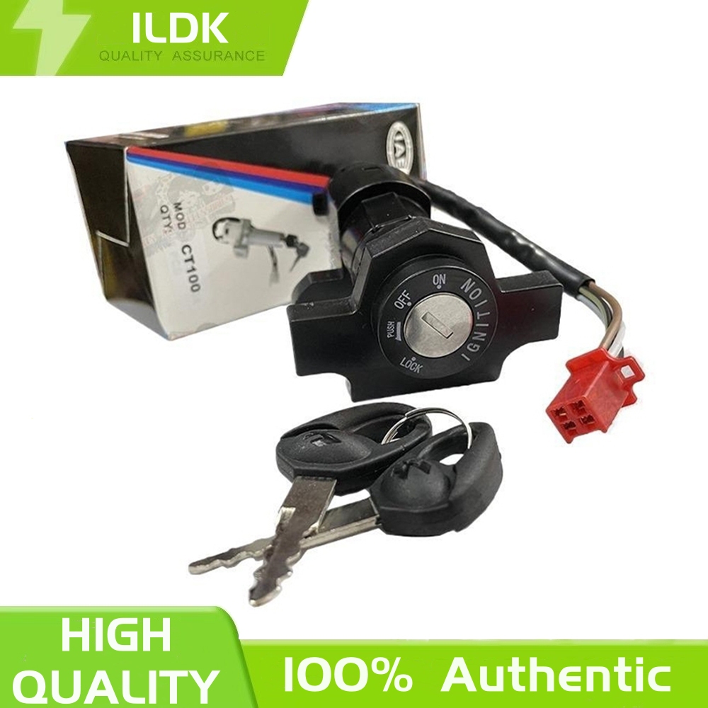 Motorcycle Ignition Main Switch CT100/BAJAJ (4 WIRE) | Shopee Philippines
