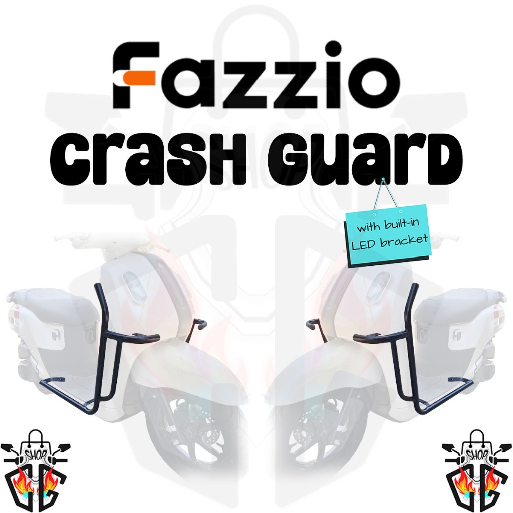 YAMAHA FAZZIO - Full Crash Guard Heavy Duty COD | Shopee Philippines