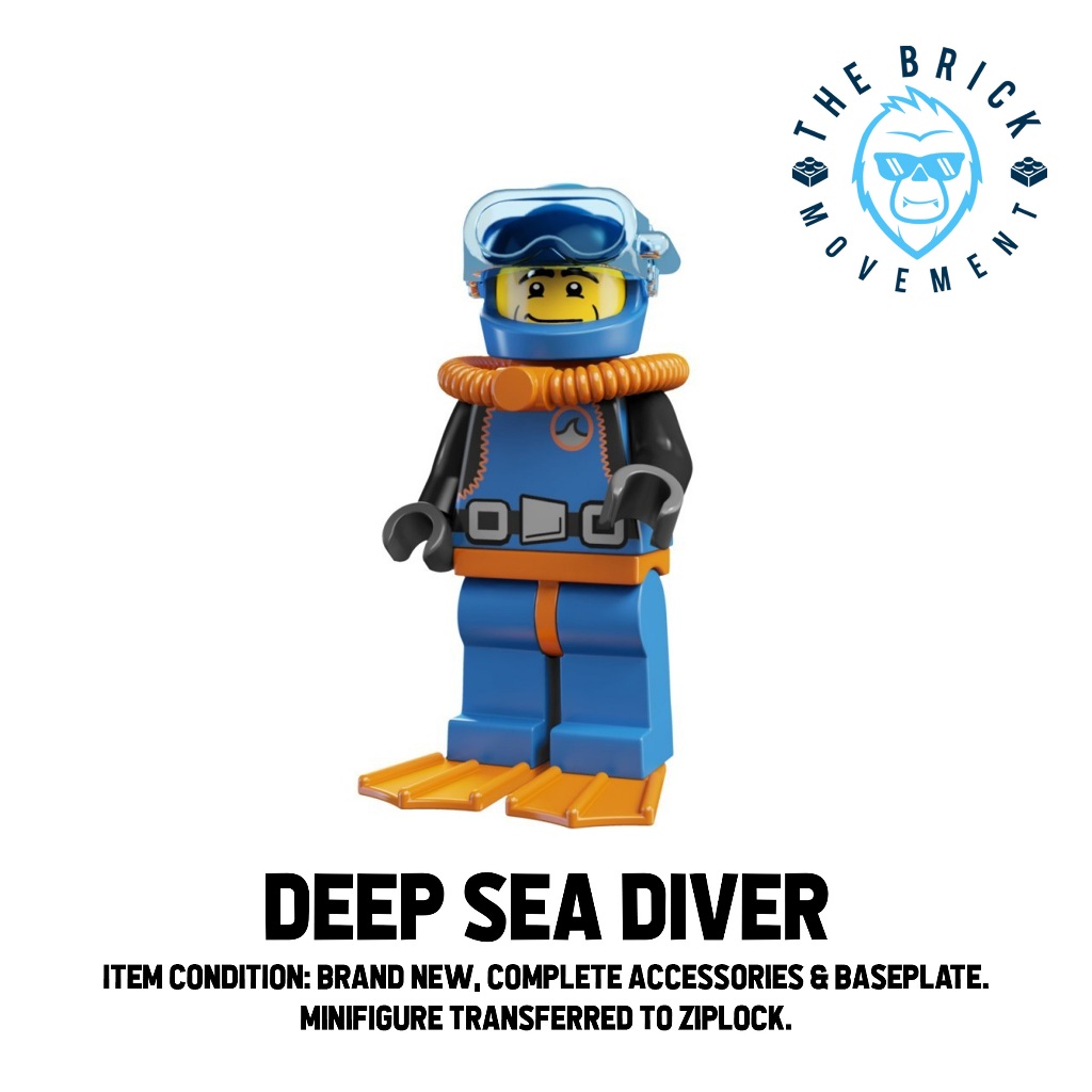 Collectible Minifigure Series 1: Deep Sea Diver Minifigure | Shopee ...