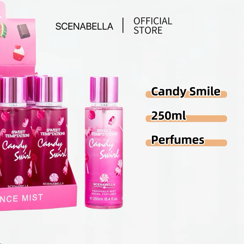 SCENABELLA CANDY SMILE SWEET TEMTATIONS 250ML PERFUME FOR WOMEN | Shopee Philippines