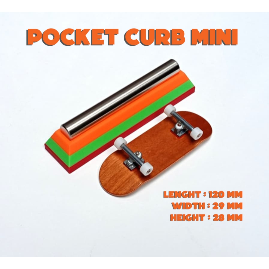 Fingerboard Obstacle Mini Pocket Curb 3D | Shopee Philippines