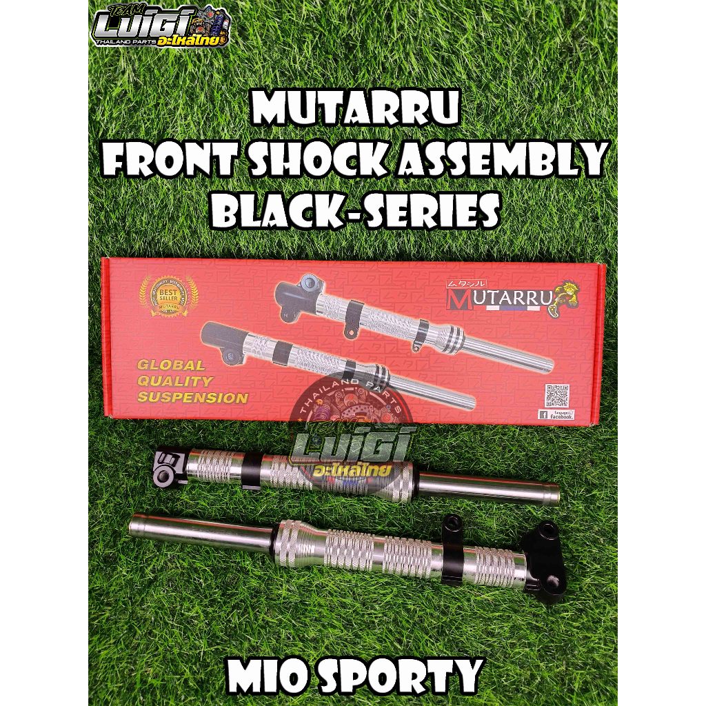 MUTARRU FRONT SHOCK ASSEMBLY YAMAHA MIO SPORTY / MIO SOULTY BLACK ...