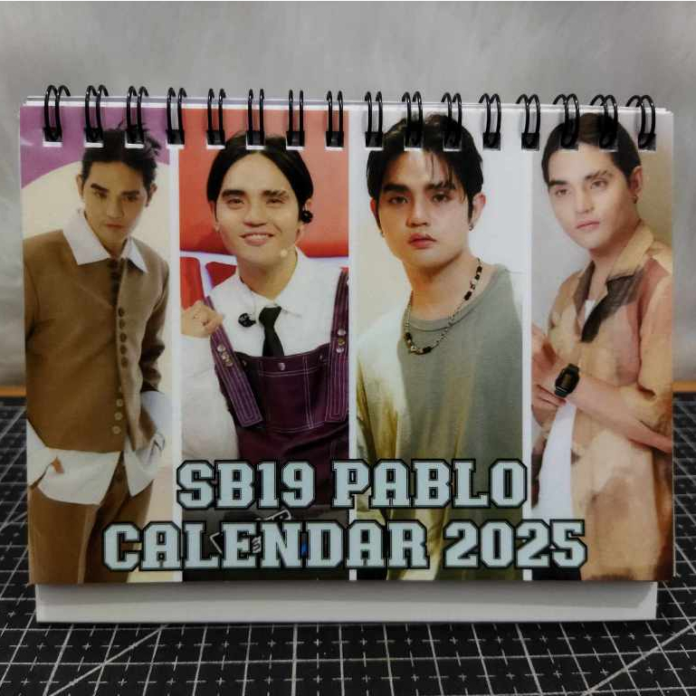 SB19 PABLO DESK CALENDAR 2025 l A6 and A5 size | Shopee Philippines