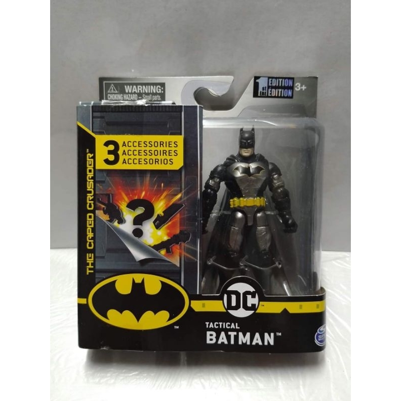 The Cape Crusader 1st Edition DC Tactical Batman 4-inch Action Figure ...