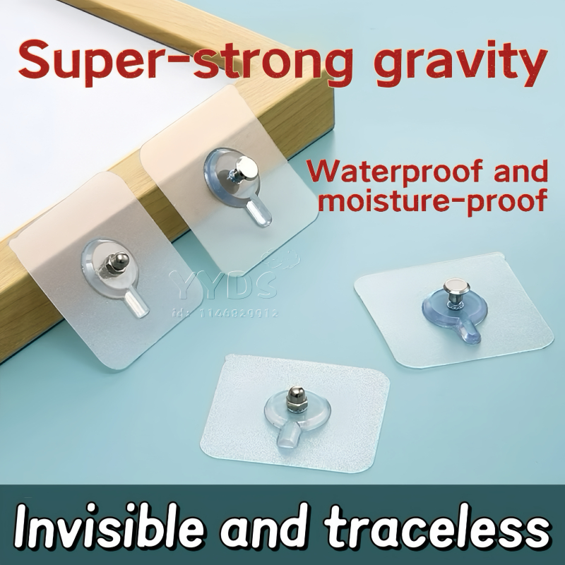 Non-Trace Self Adhesive Nails Photo Frame Hook Hole Hanging Nail Wall ...