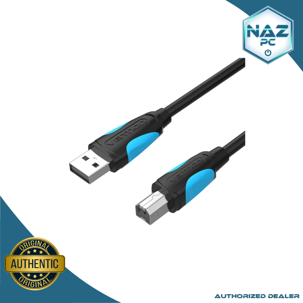 Vention USB 2.0 Type-A Male to Type-B Male Printer Cable | Shopee ...