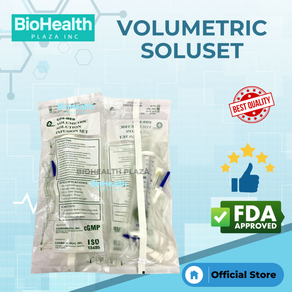 Cos-med Volumetric Solution Infusion Set | Shopee Philippines