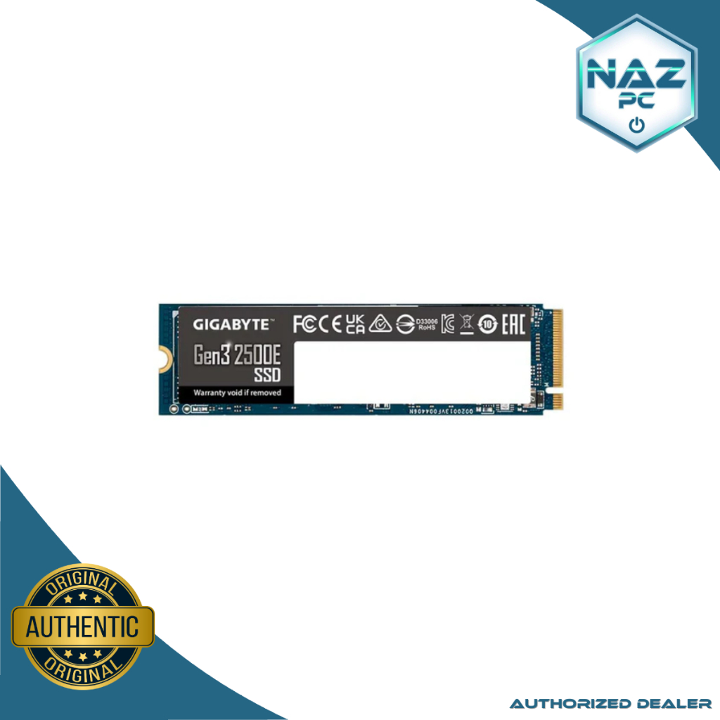 Gigabyte 2500E Gen3 NVME M.2 SSD 500GB | Shopee Philippines