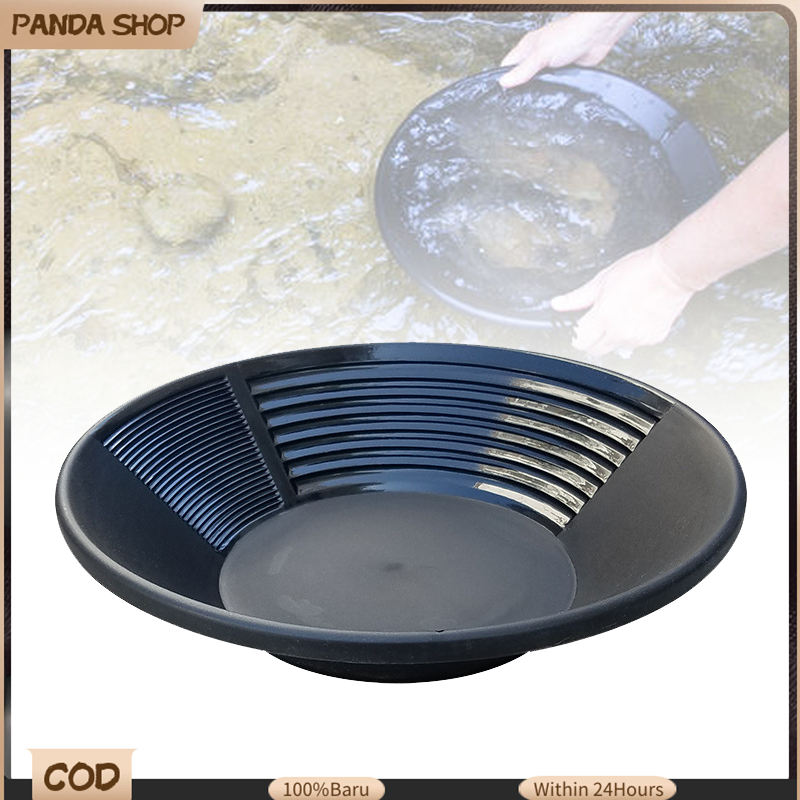 15inch Gold Panning Plate Portable Gold Pan Basin Nugget Mining ...