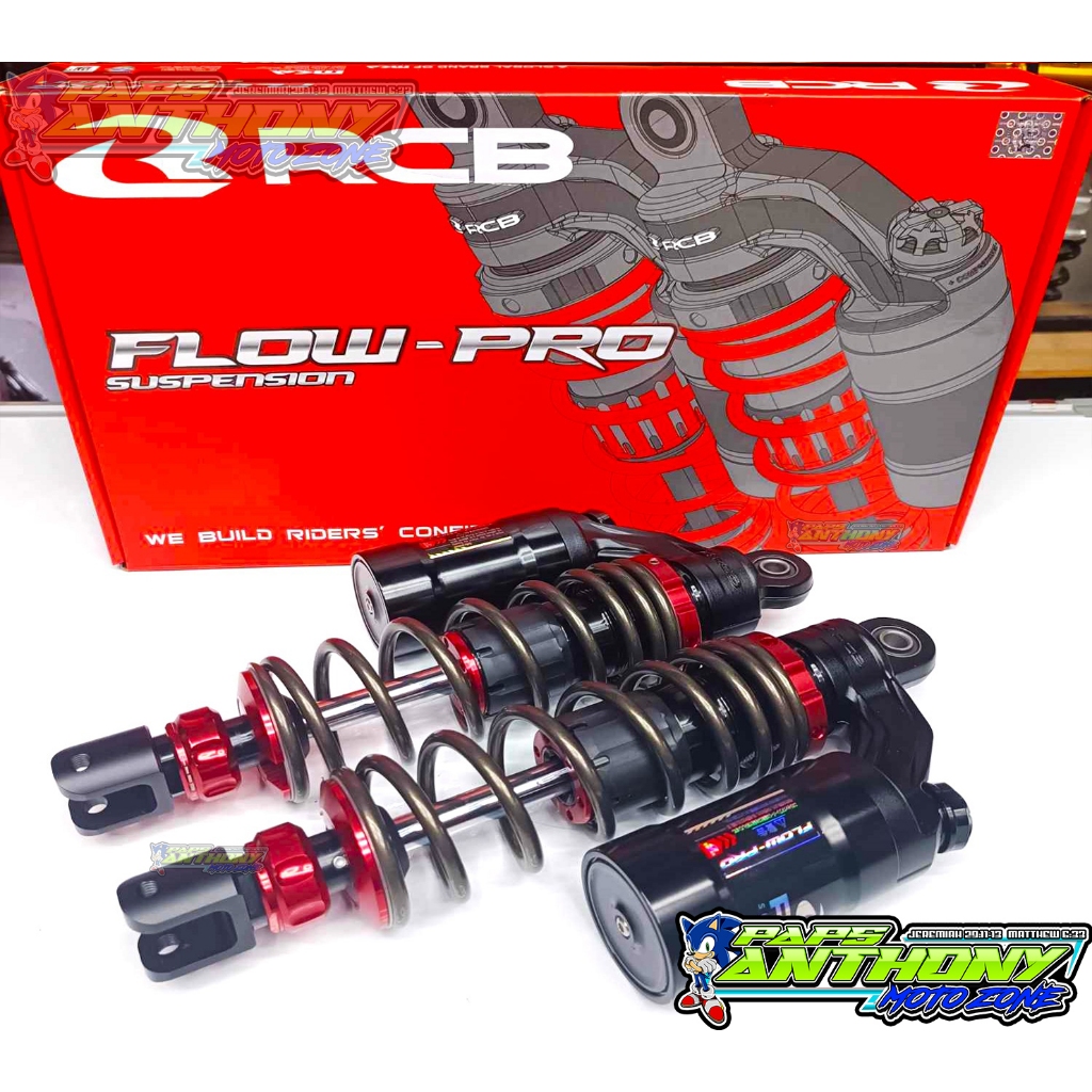Rcb Flow Pro Dual Shock Nmax/Aerox/Pcx/Xmax Fully Adjustable | Shopee ...