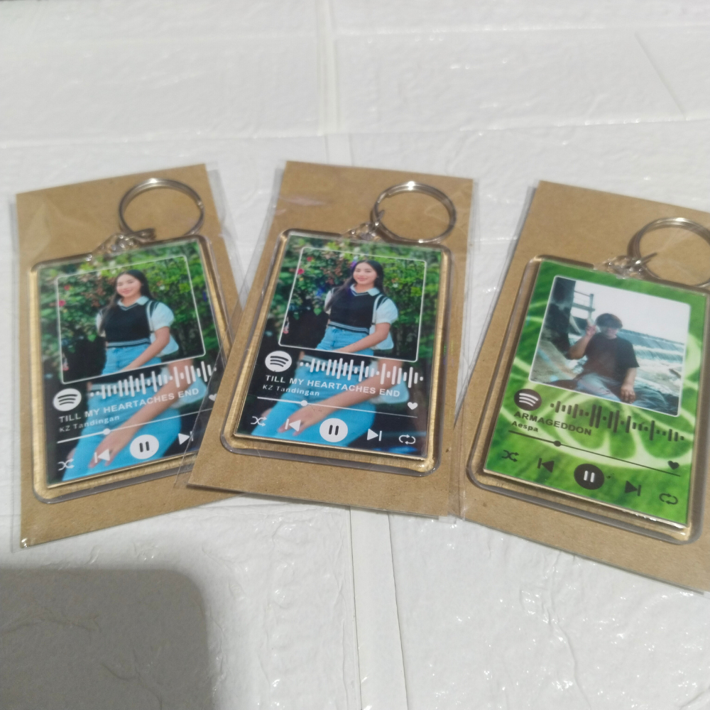 SPOTIFY KEYCHAIN PERSONALIZED ACRYLIC KEYCHAIN | Shopee Philippines