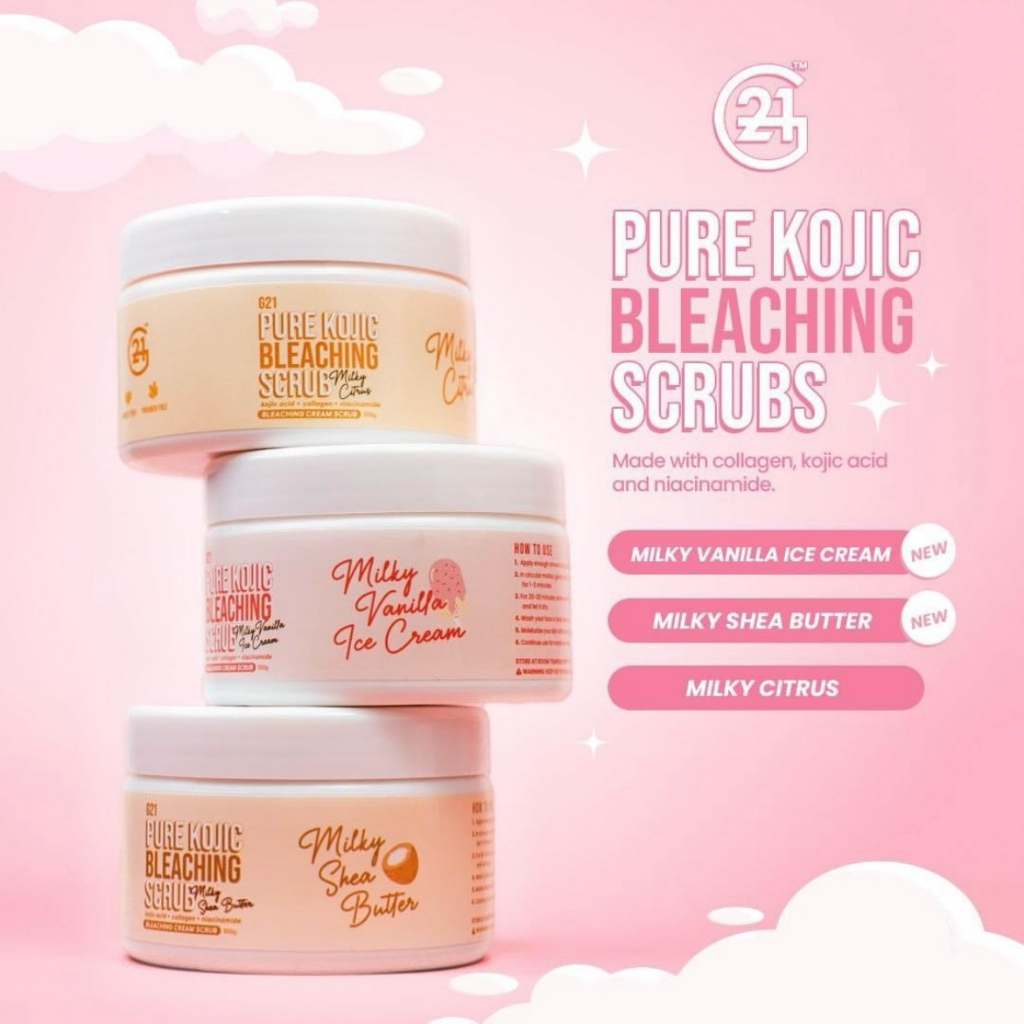G21 Pure Kojic Bleaching Scrubs With Niacinamide & Collagen 300g | Shopee Philippines