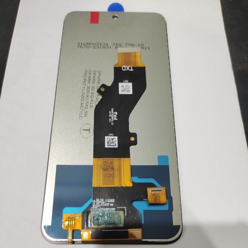 LCD with Touchscreen set for T3CNO Spark Go 1 / KL4 / SPARK 30 5G ...