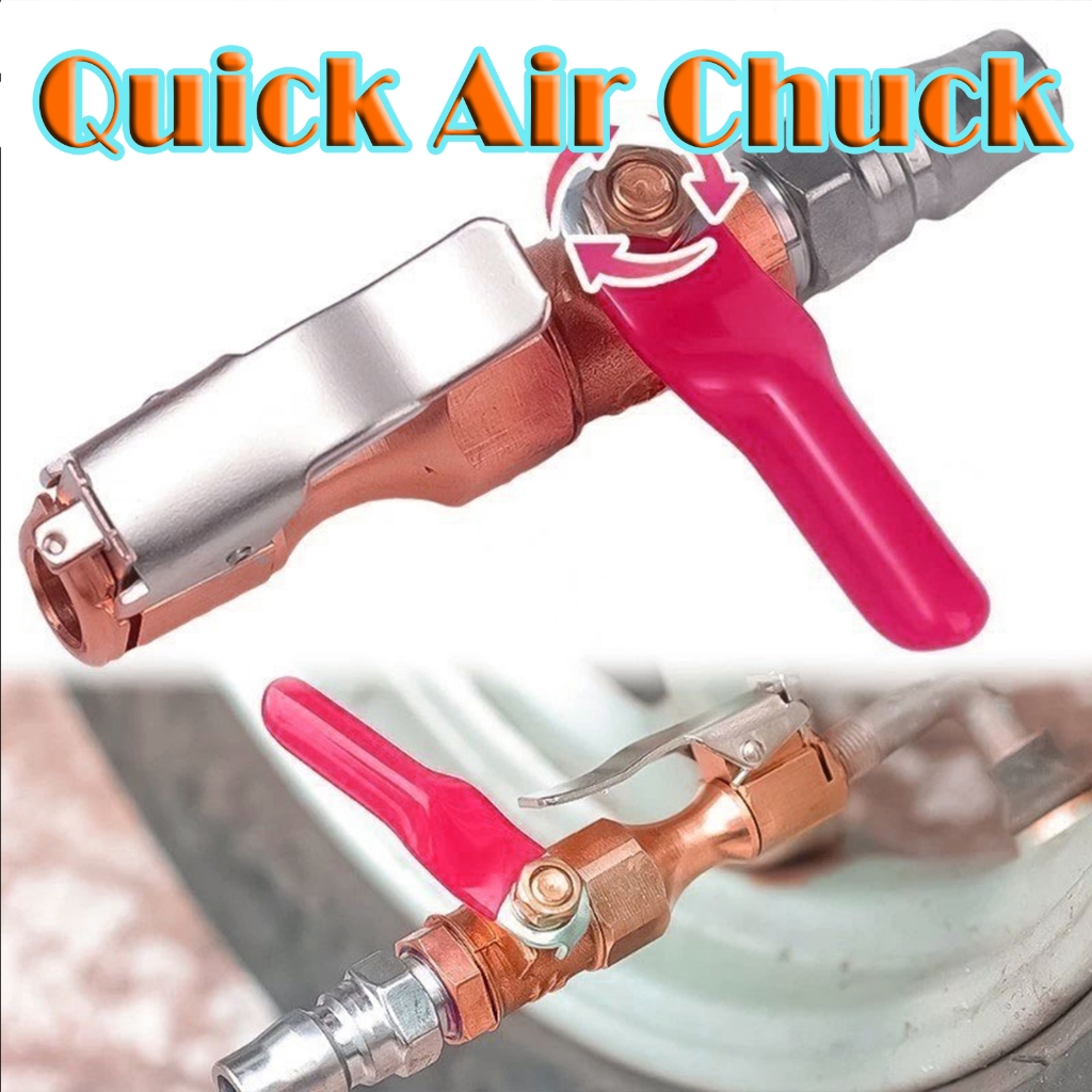 Quick Air Chuck Tire Inflator Nozzle Tire Deflators Accessories with ...