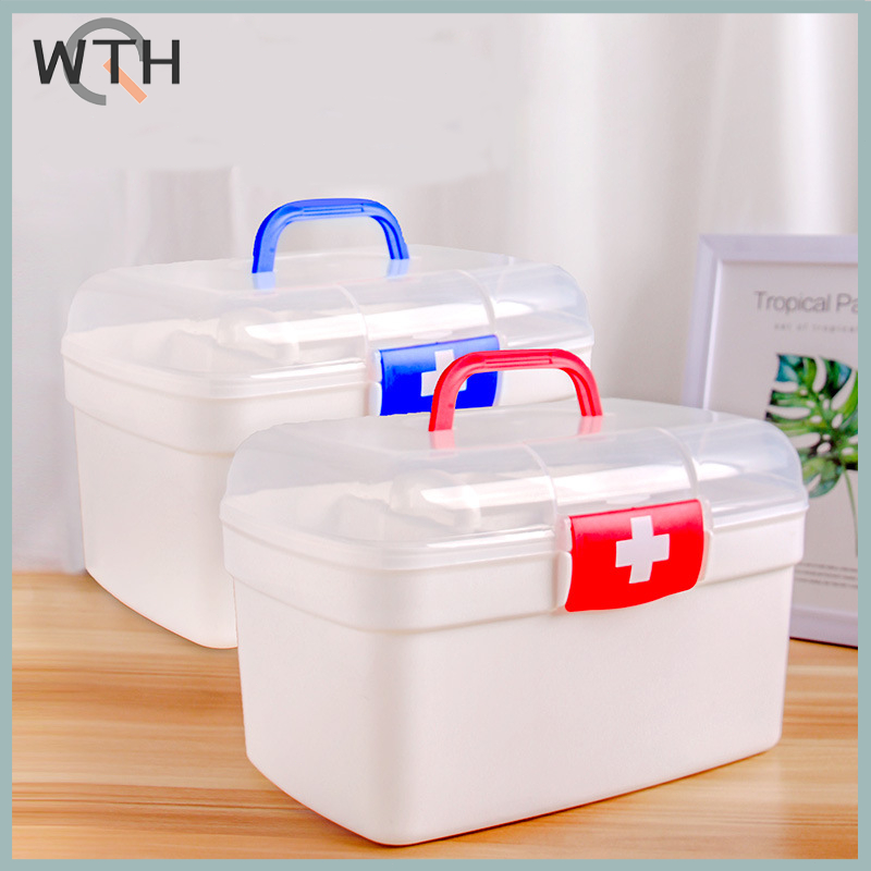 Family Medicine Organizer Box Outdoor Rescue Household Large Capacity ...