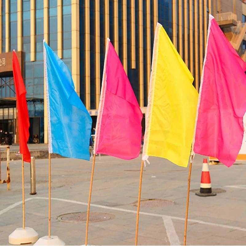 10 Pcs Colorful vertical flags 5-color fiesta flags decorative flags ...