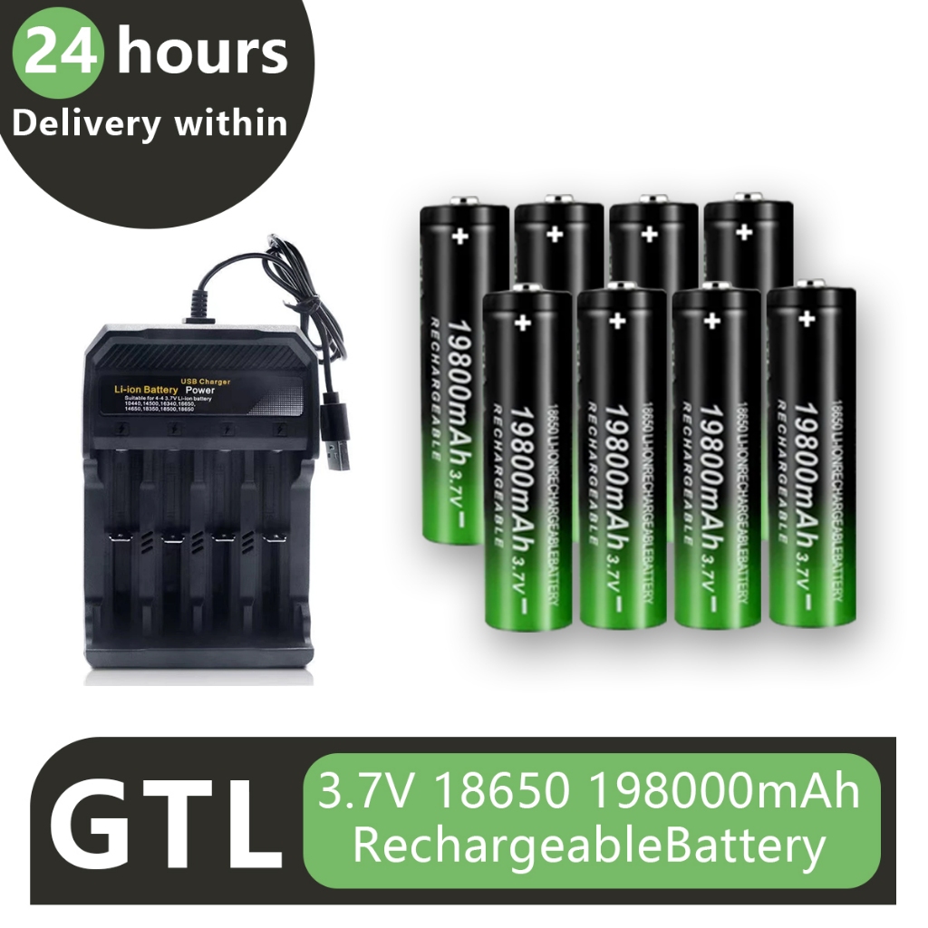 3.7V 18650 19800mAh Universal Multi-Model Compatible 4-Slot USB ...