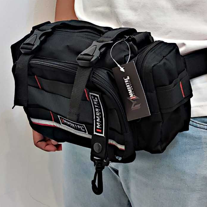 IMMortal Motobag Flank Bag for Men and Women with Immortal Glossy ...