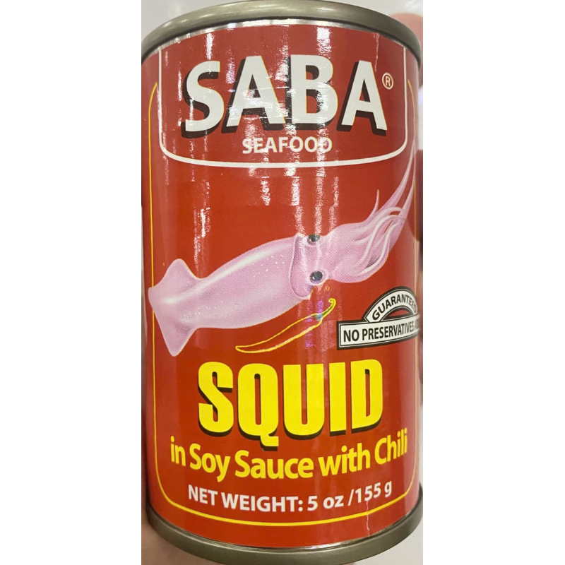 6’s SABA SQUID in Soy Sauce with Chili | Shopee Philippines