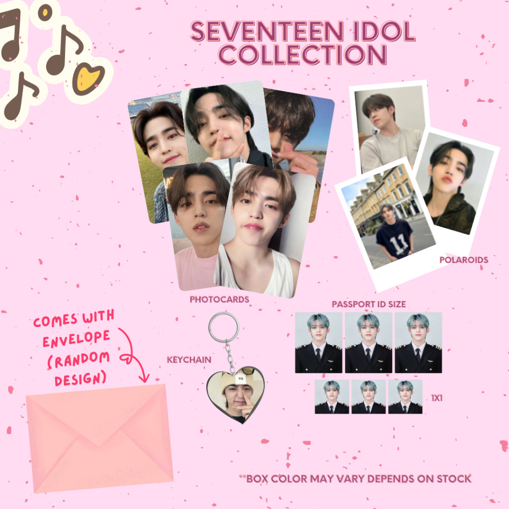 SEVENTEEN IDOL COLLECTION BY PAPERIPRINTS SEVENTEEN KIT SEVENTEEN MERCH ...