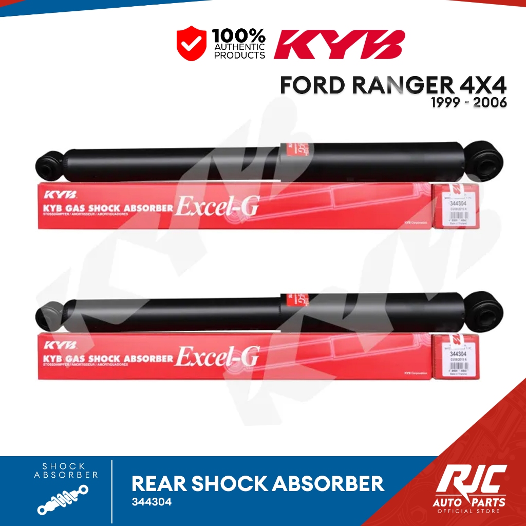 KYB SHOCK ABSORBER FORD RANGER 4X4 REAR 1999-2006 344304 1set | Shopee ...