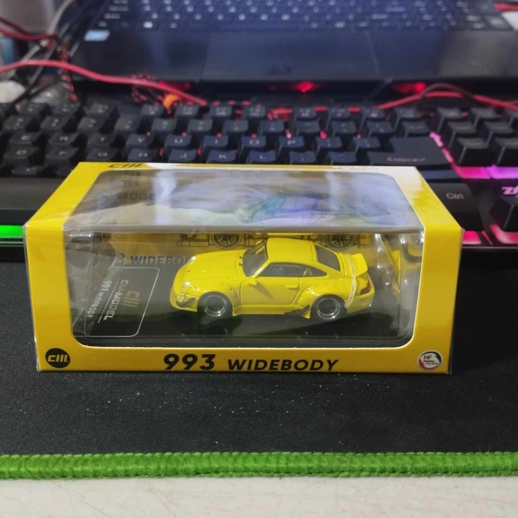 CM Model Porsche 993 Widebody (Yellow) 1:64 Scale | Shopee Philippines
