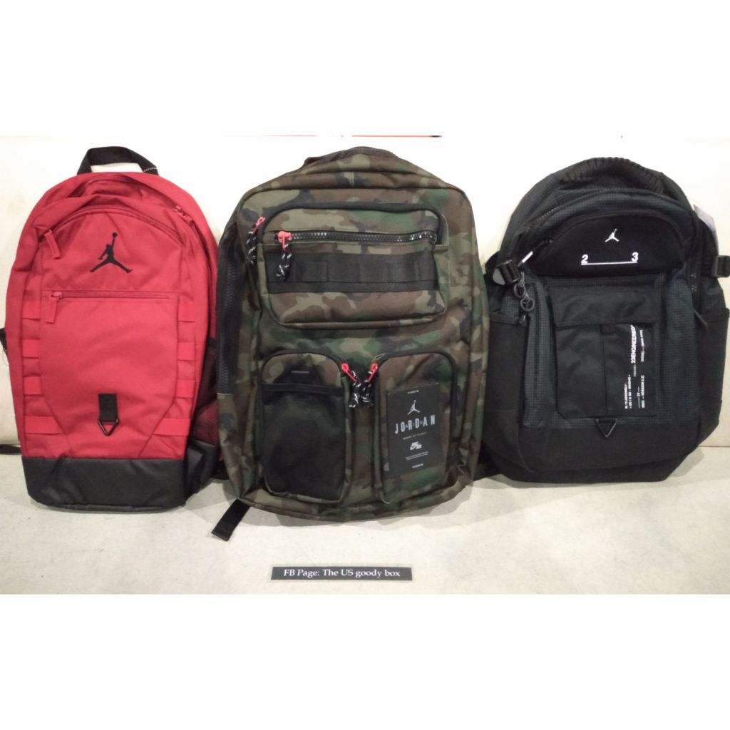 Original Jordan Backpacks backpack imported from USA brand new | Shopee ...