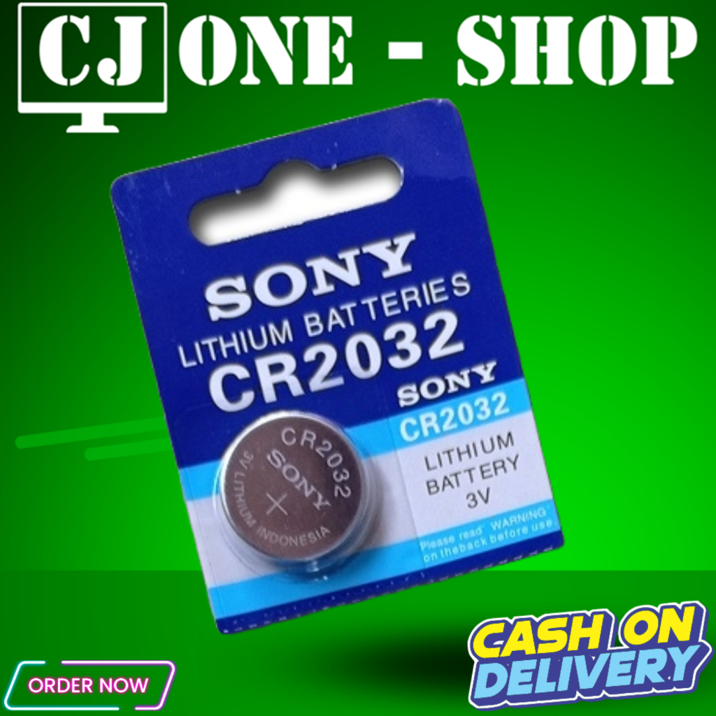 SONY CMOS BATTERY, LITHIUM BATTERY 3V CR2032 | Shopee Philippines