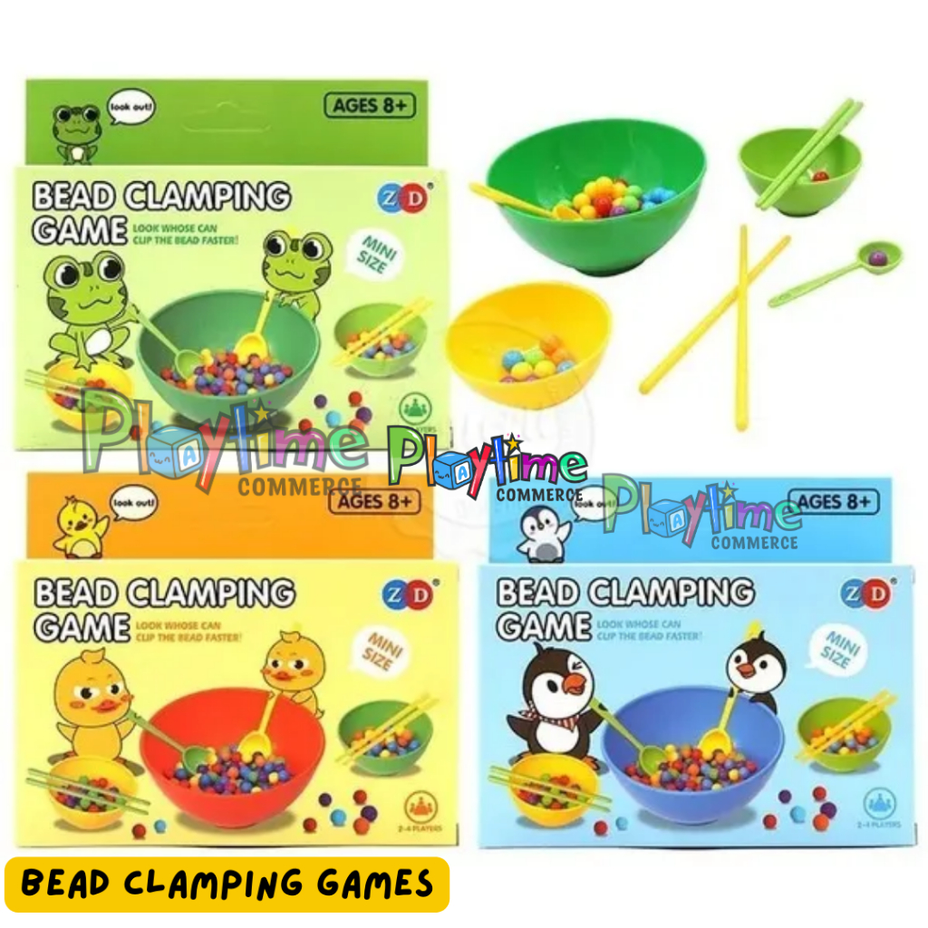 Anding's Bead Clamping Mini Toys Group Games Icy Penguin Duck Frogs ...