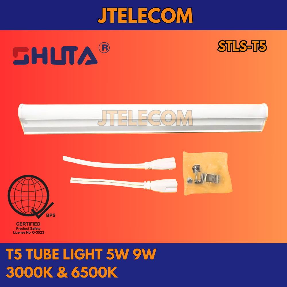 SHUTA T5 LED TUBE LIGHT 5W 9W 3000K 6500K BPS CERTIFIED | Shopee ...