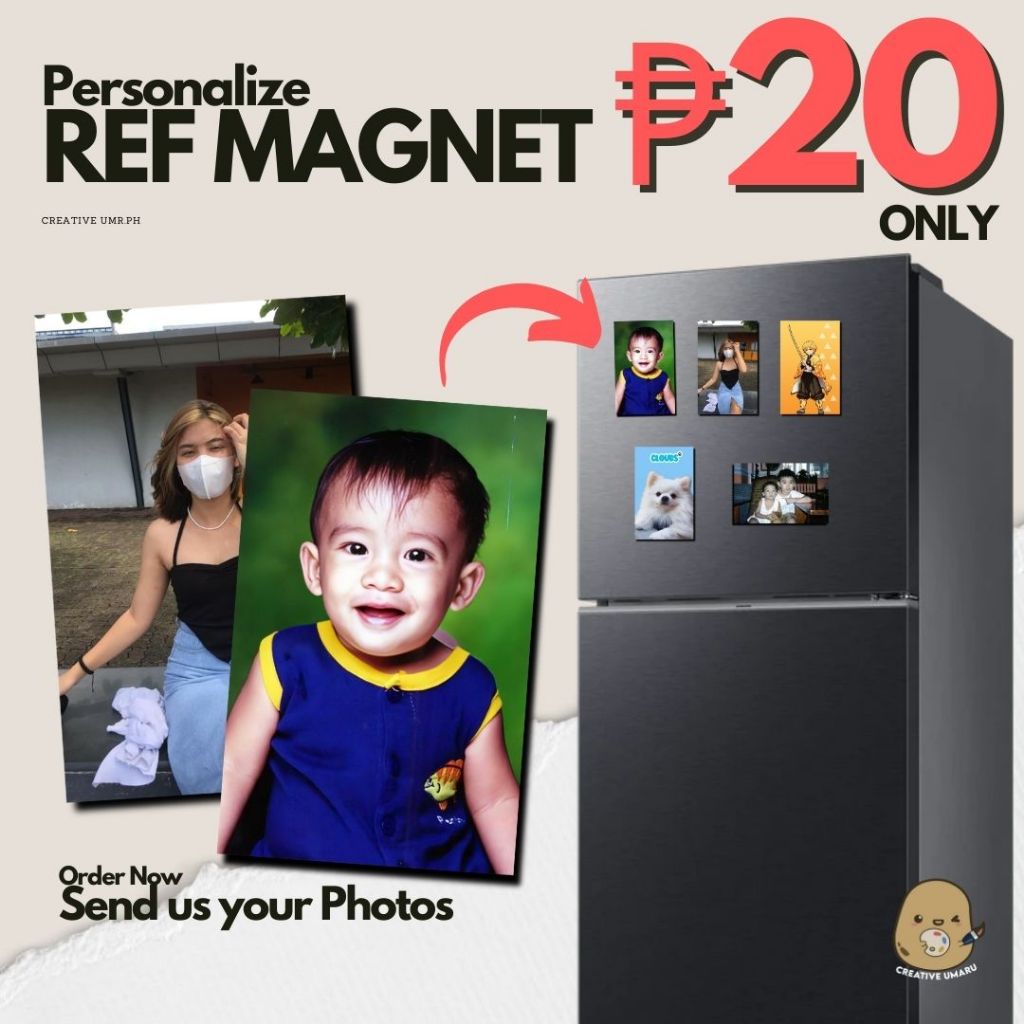 Personalize Ref Magnet ATM SIZE |CreativeUMR | Shopee Philippines