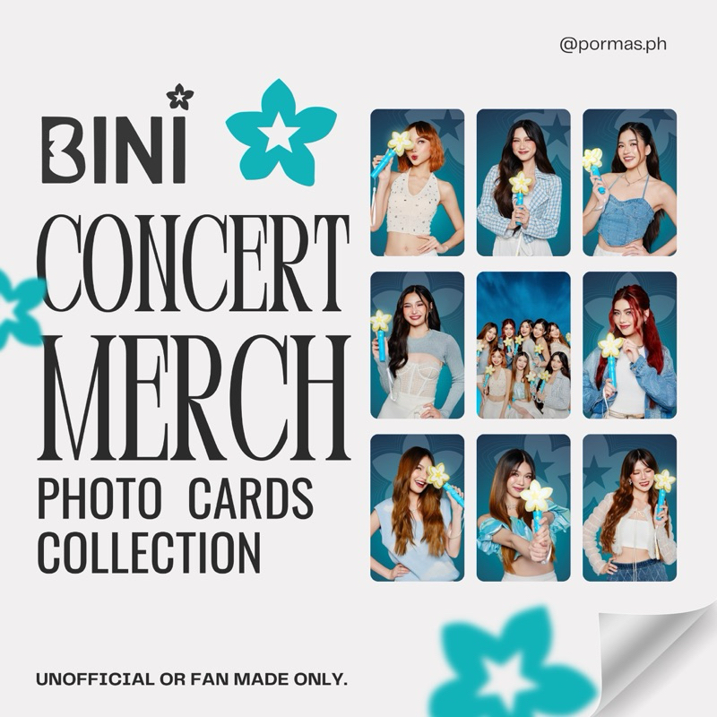 Bini Concert Merch Photocards (Unofficial) | Shopee Philippines