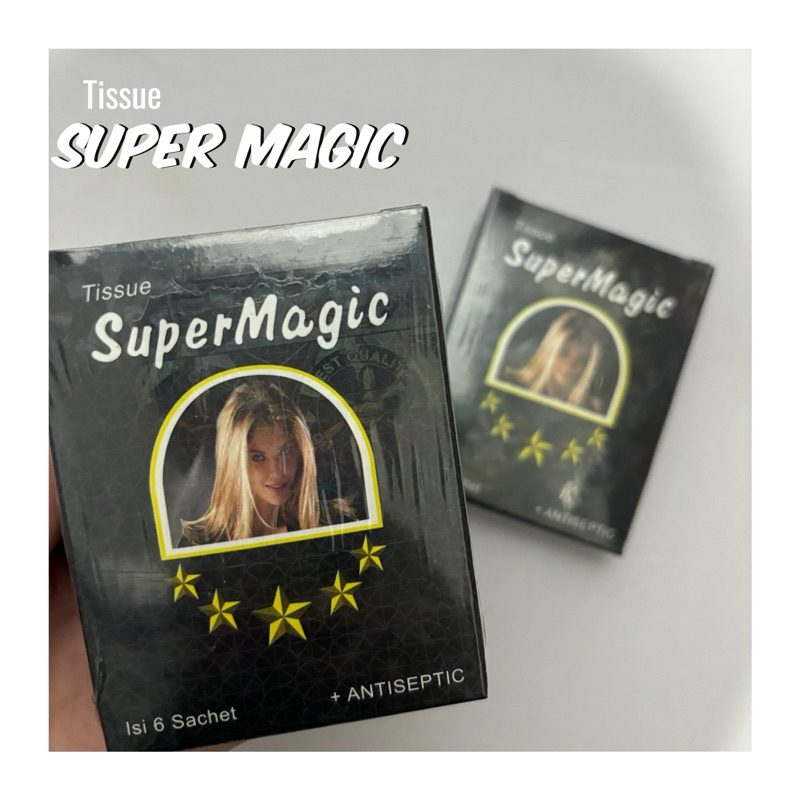 NEW PACKAGING TISSUE SUPER MAGIC / 6sachet | Shopee Philippines