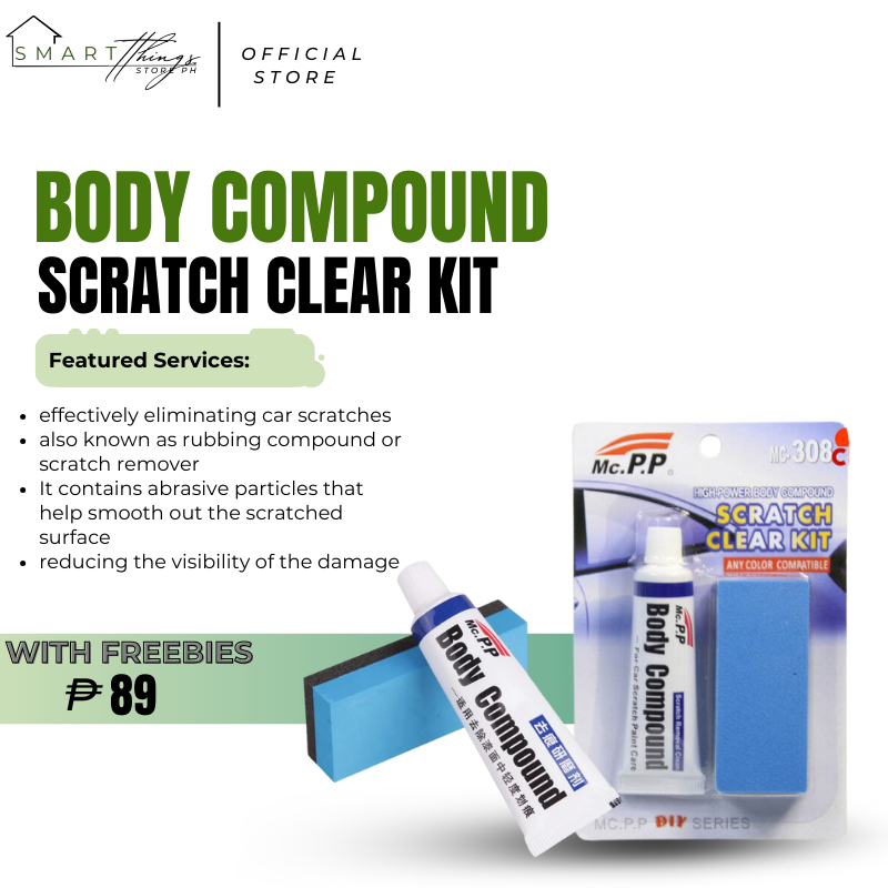 Body Compound Auto Scratch Remover Composite Body Paint Repair Clear ...