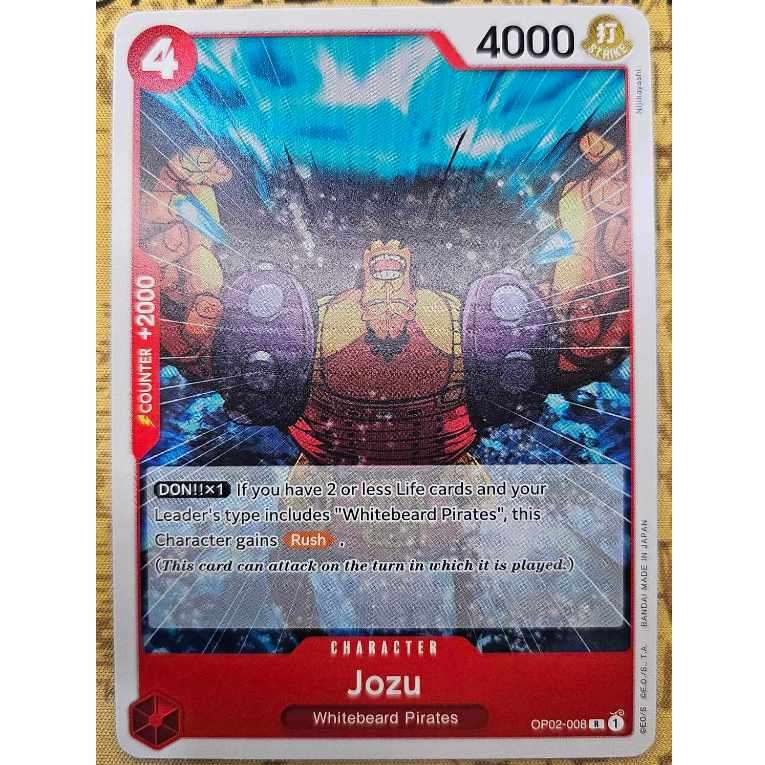 One Piece TCG [ENGLISH] OP02-008 R Jozu [ENGLISH VERSION] (NON FOIL ...