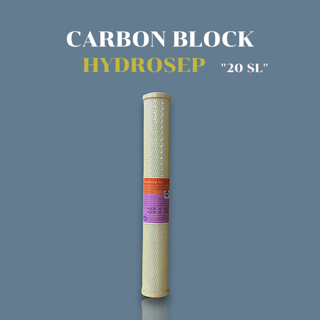 Hydrosep 20SL Activated Carbon Filter Black CTO | Shopee Philippines
