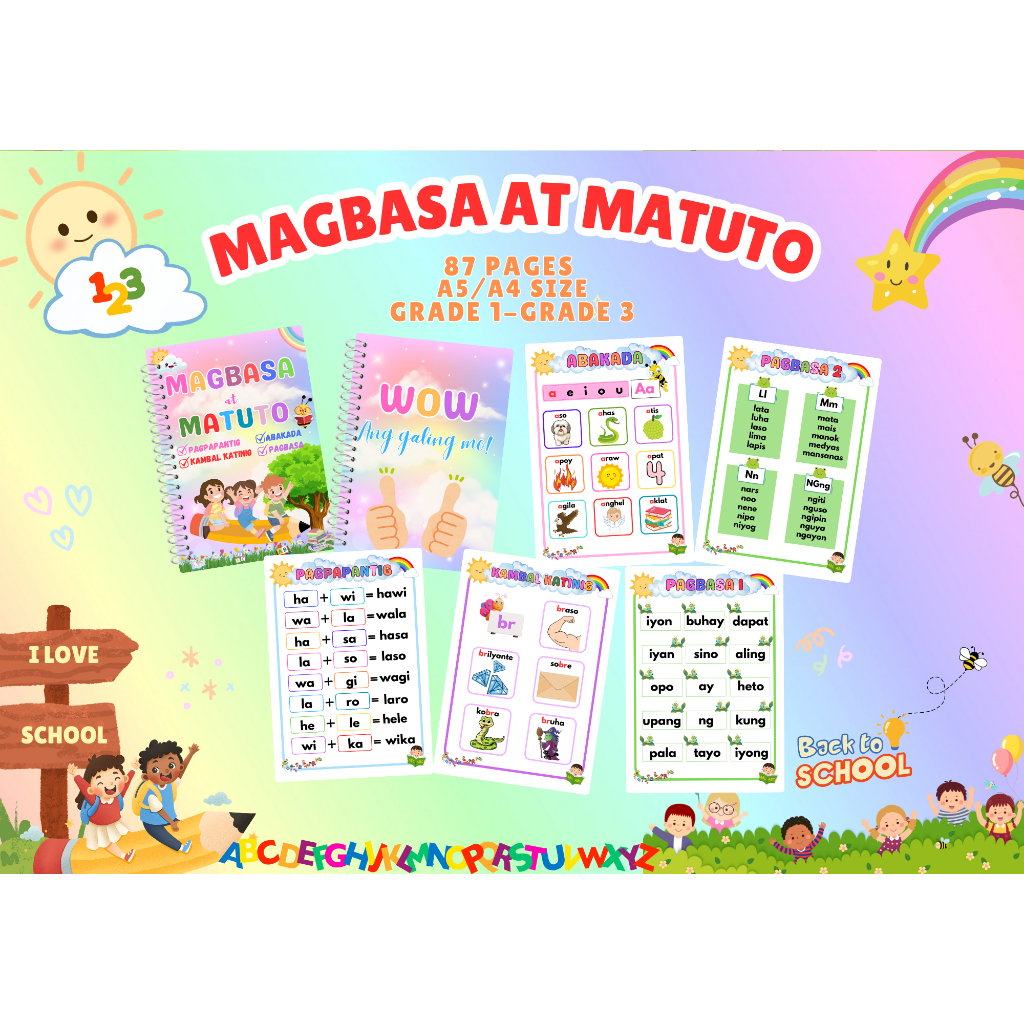 Magbasa at Matuto Homeschool Book for Kids, Toddler and Preschooler ...