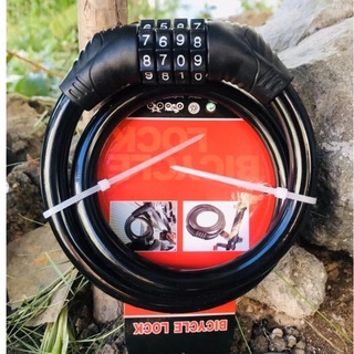 Bike Lock 4 Digit Code Combination Bicycle Security Lock 1200 mm x 12 ...