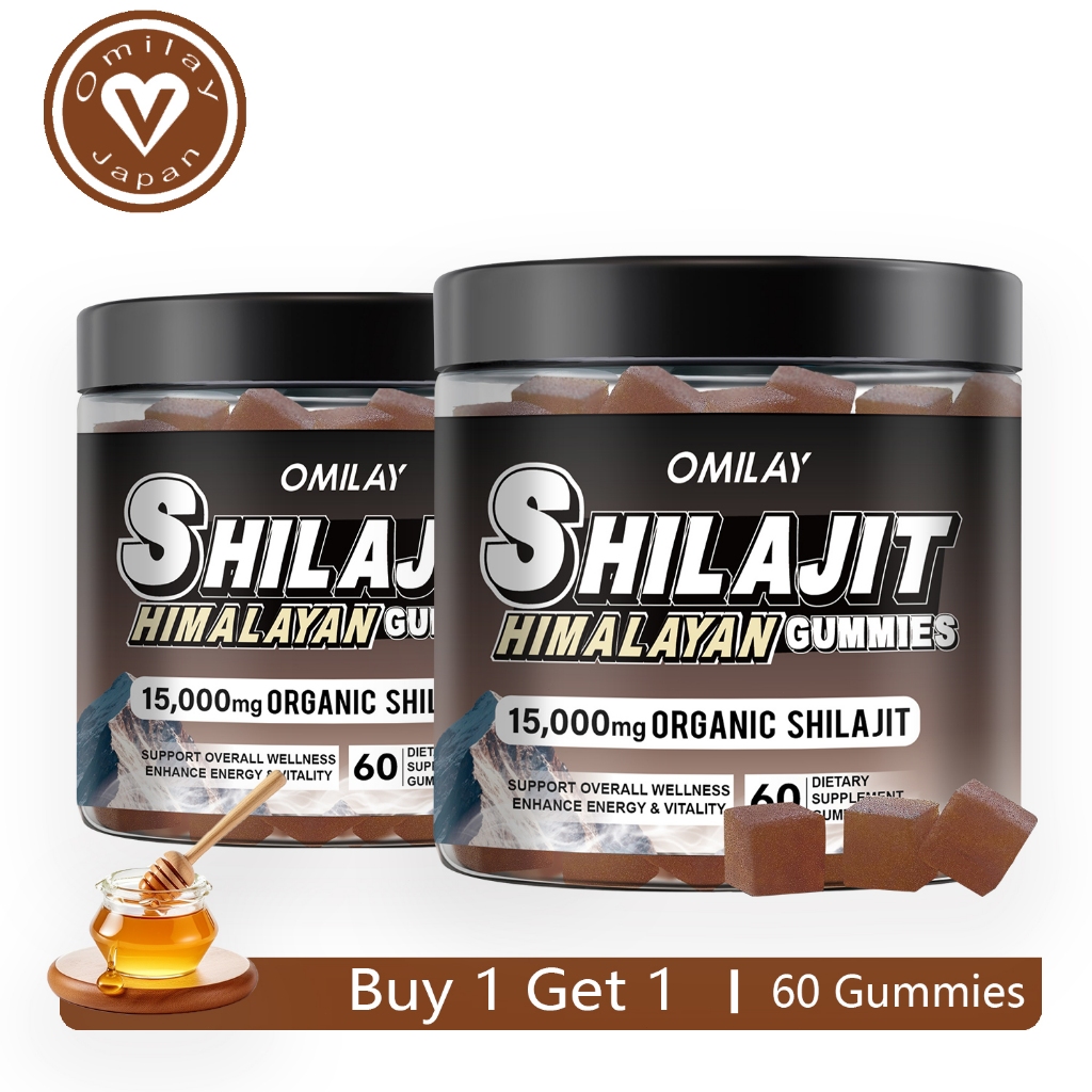 Omilay Shilajit Gummies Stress Relief Shilajit Pure Himalaya Gummiy ...