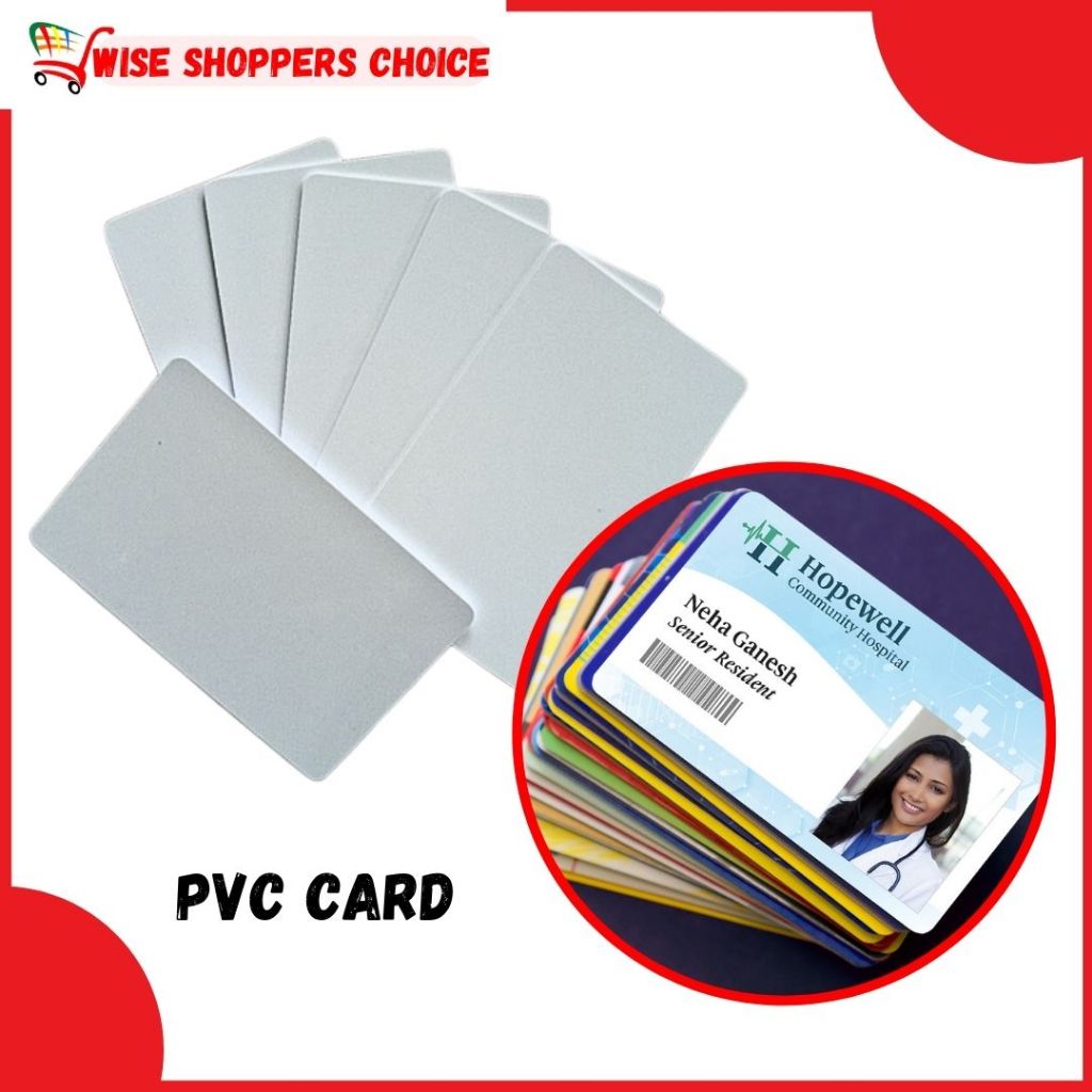 150pcs Printable PVC Card Glossy PVC Card School IDs Office IDs PVC ...