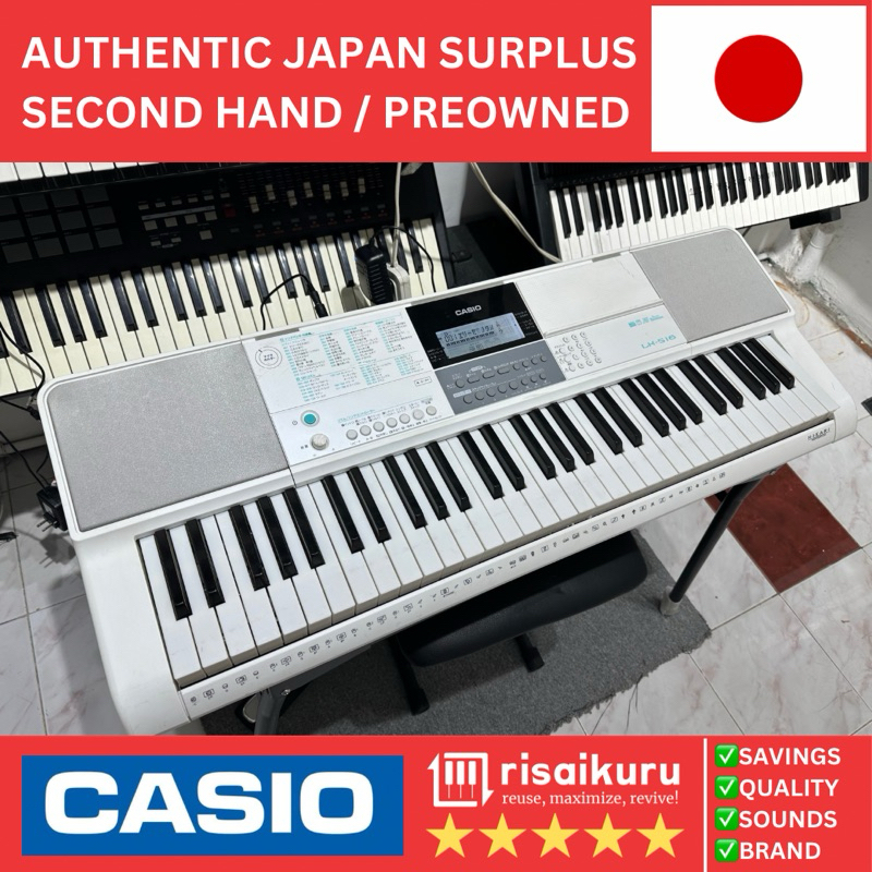 Casio LK-516 Lighted Key Keyboard – 61-Key Learning Keyboard Touch ...