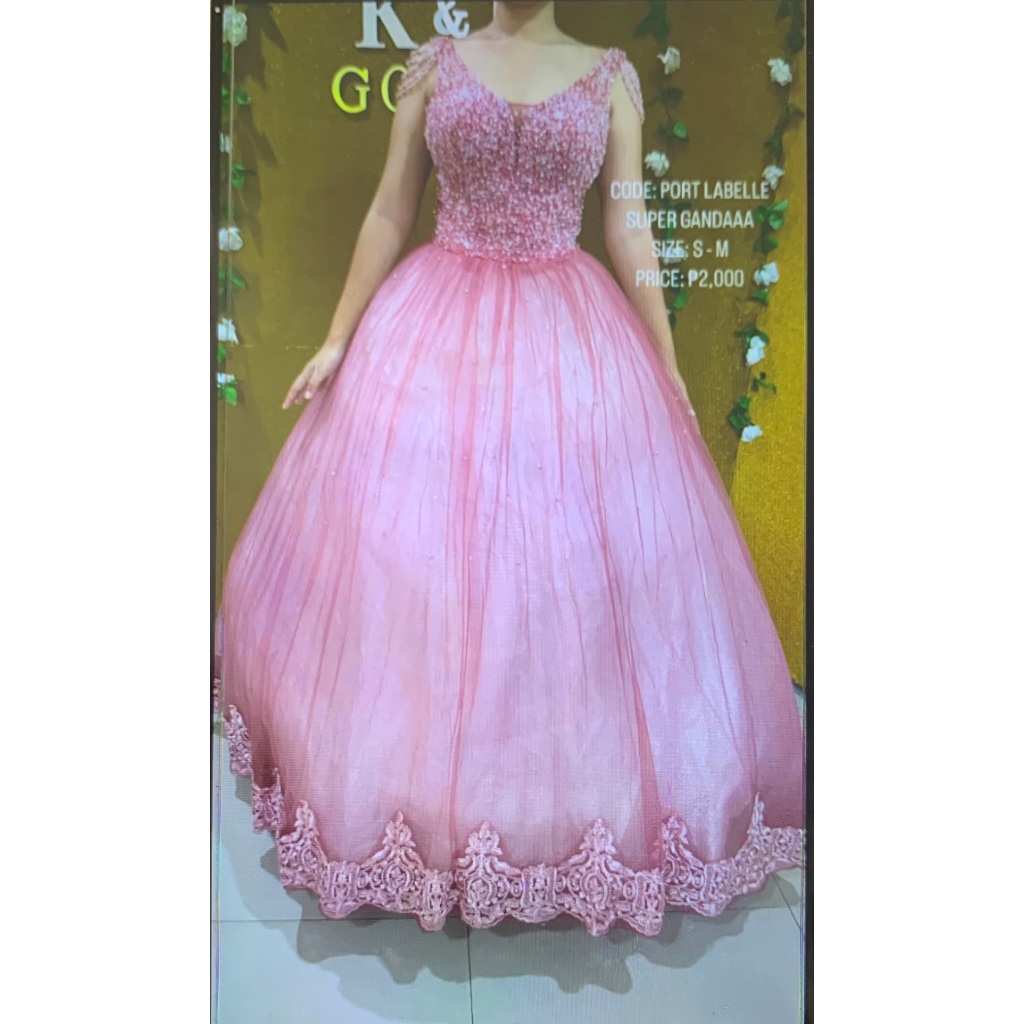 DEBUT GOWNS: (CODE: PORT-LABELLE) | Shopee Philippines