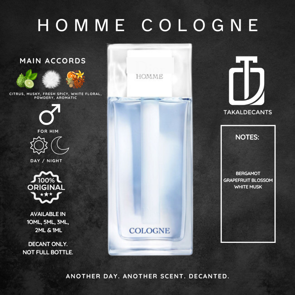 Perfume Decants - Homme Cologne (1ml/2ml/3ml/5ml/10ml) TAKALDECANTS ...