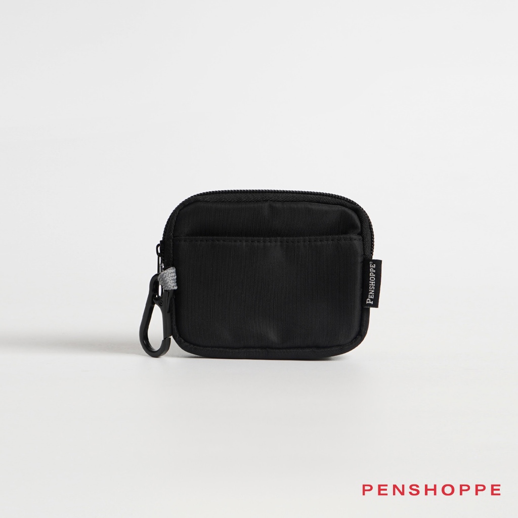 Penshoppe Regular Coin Purse with Carabiner and Clip Label For Men ...